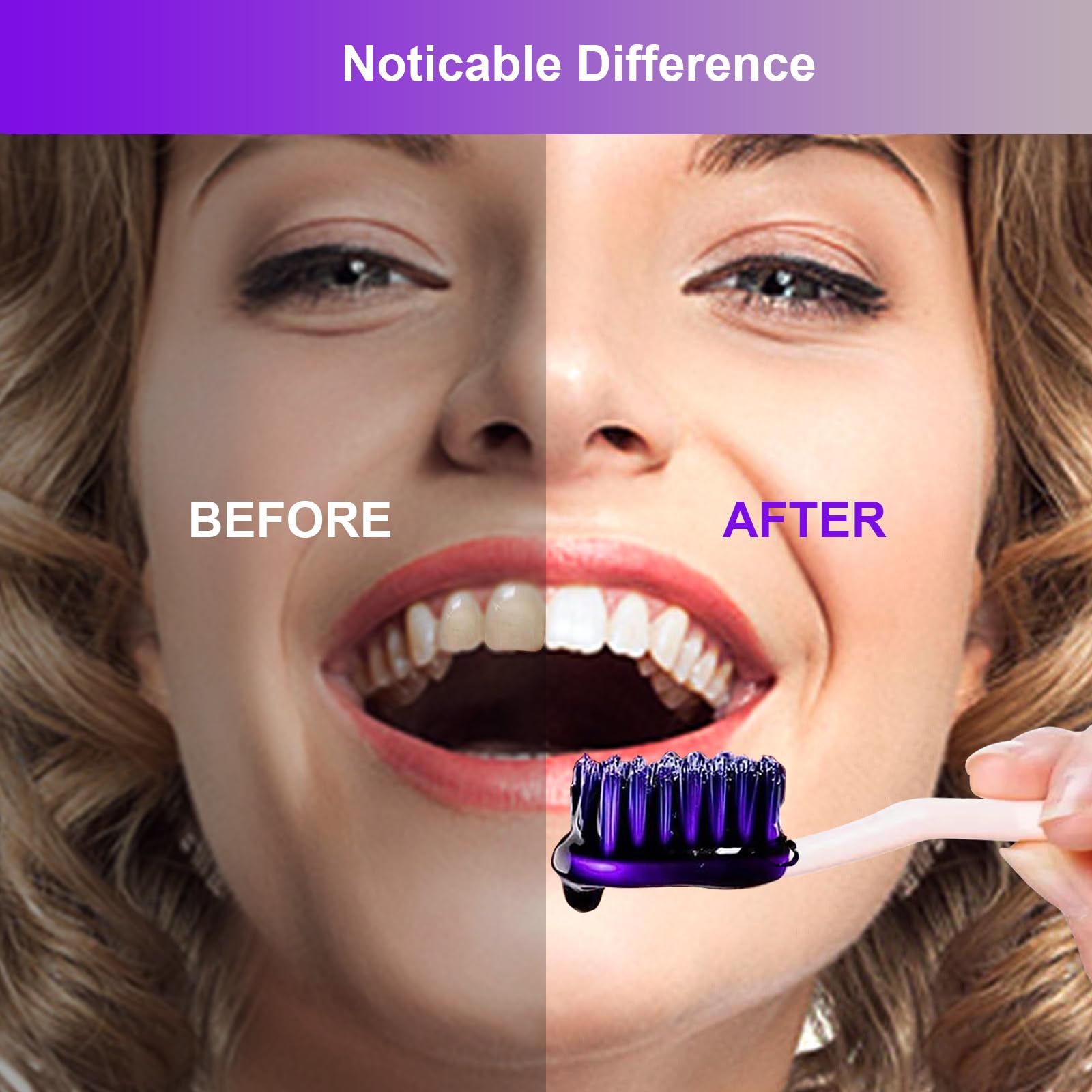 Purple Toothpaste Whitening