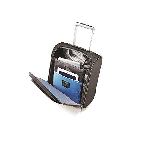 Samsonite Eco Lite Wheeled Carry-On Luggage Large Black Travel Bag