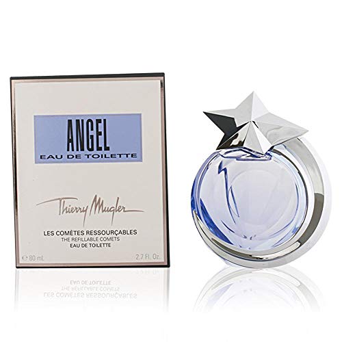 Thierry Mugler Eau de Toilette Spray Refillable for Women, Angel Comet, 1.4 Ounce
