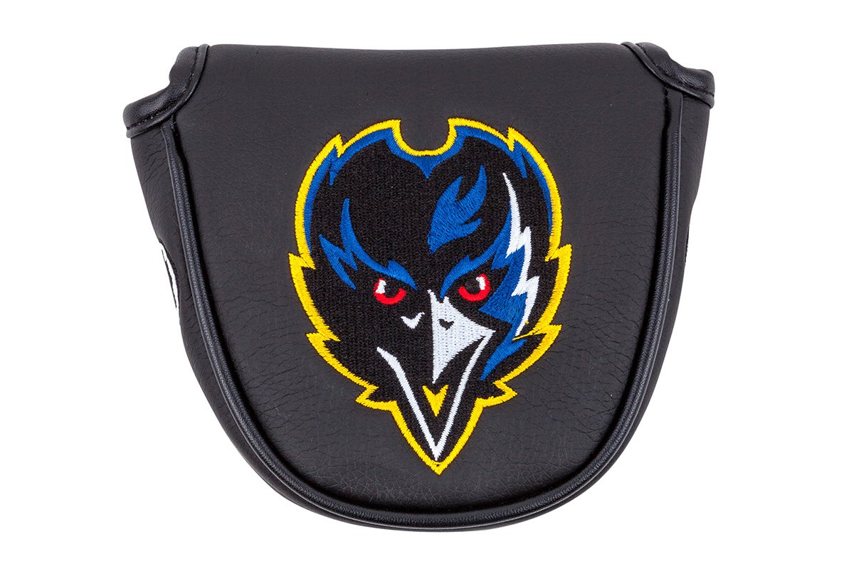 RAVENS Mallet Putter Covers - Replacement Head Cover - Compatible with Odyssey 2-Ball - Scotty Cameron, Taylormade and Ping Putters