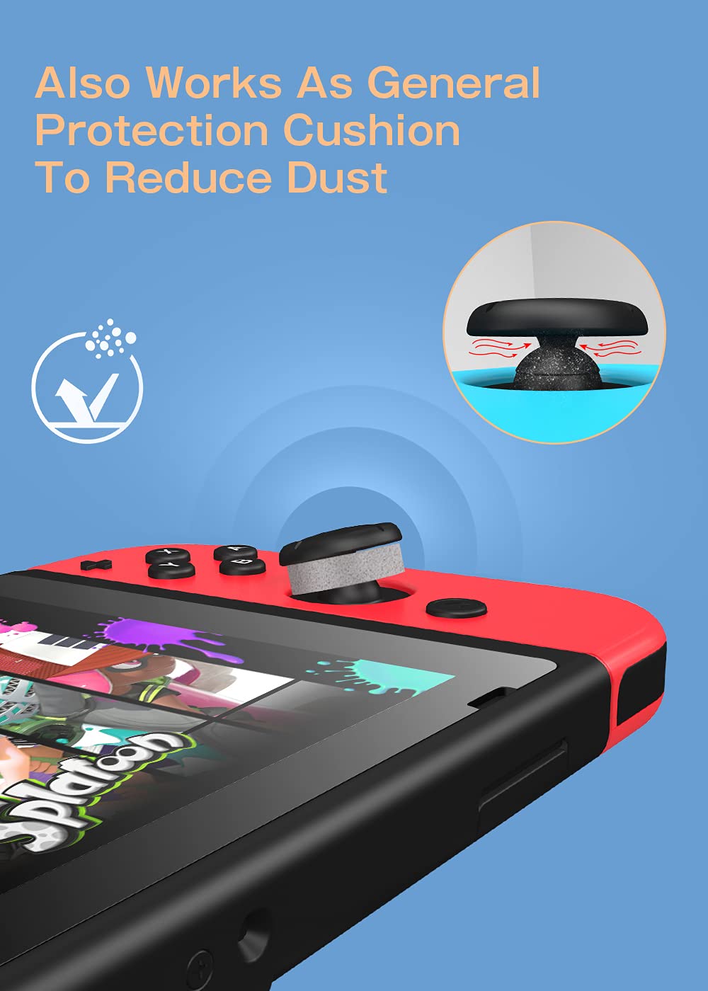 Weska Precision Rings Aim Assist Ring for Switch，Switch Lite Joycon [Japanese Design]