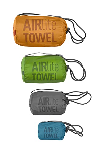 Sea to Summit Airlite Travel Towel, Grey, Small 14"x14"