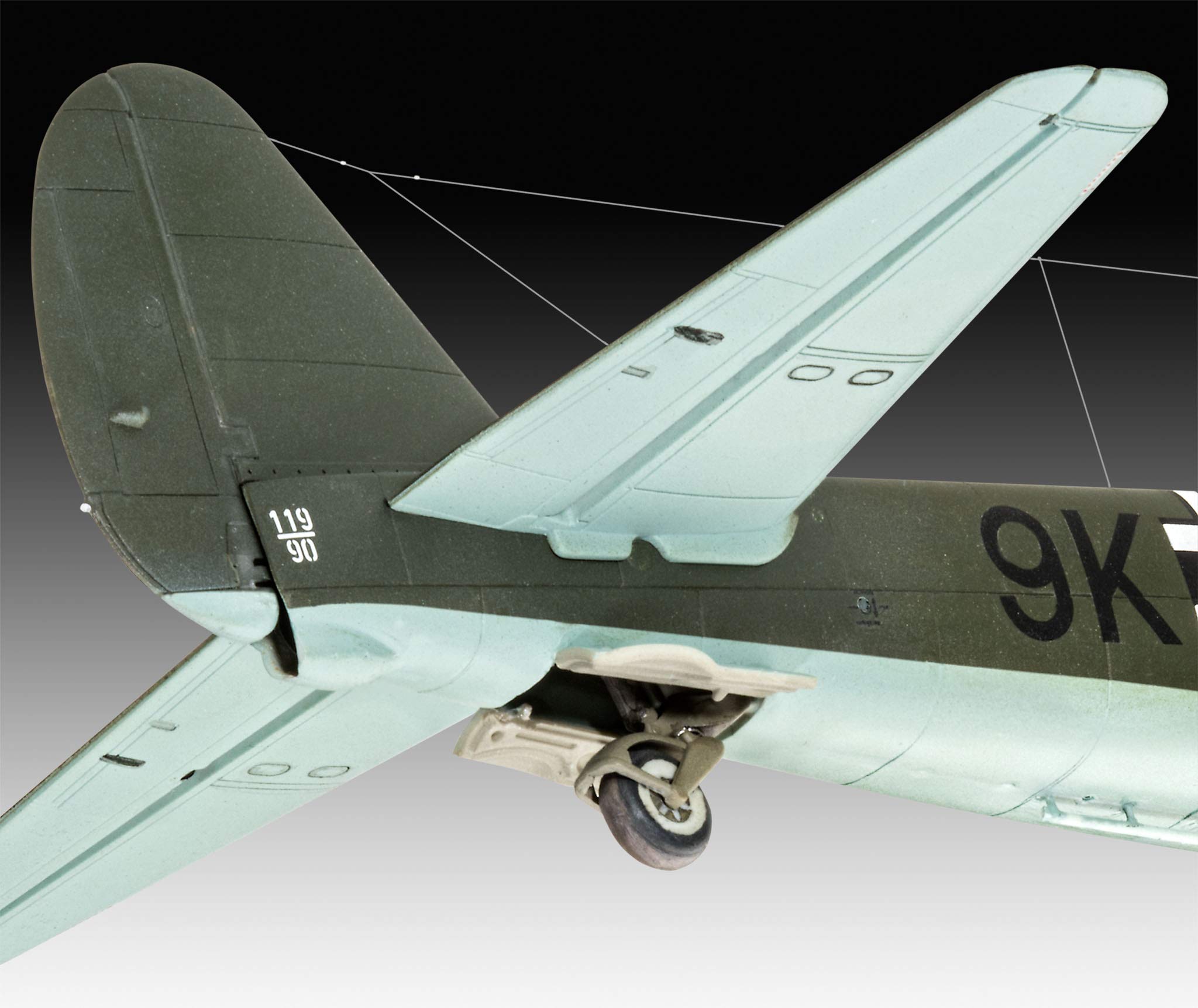 Revell RV04972 Junkers Ju88 A-1 Battle of Britaon 1:72 Plastic Model kit, Unlackiert
