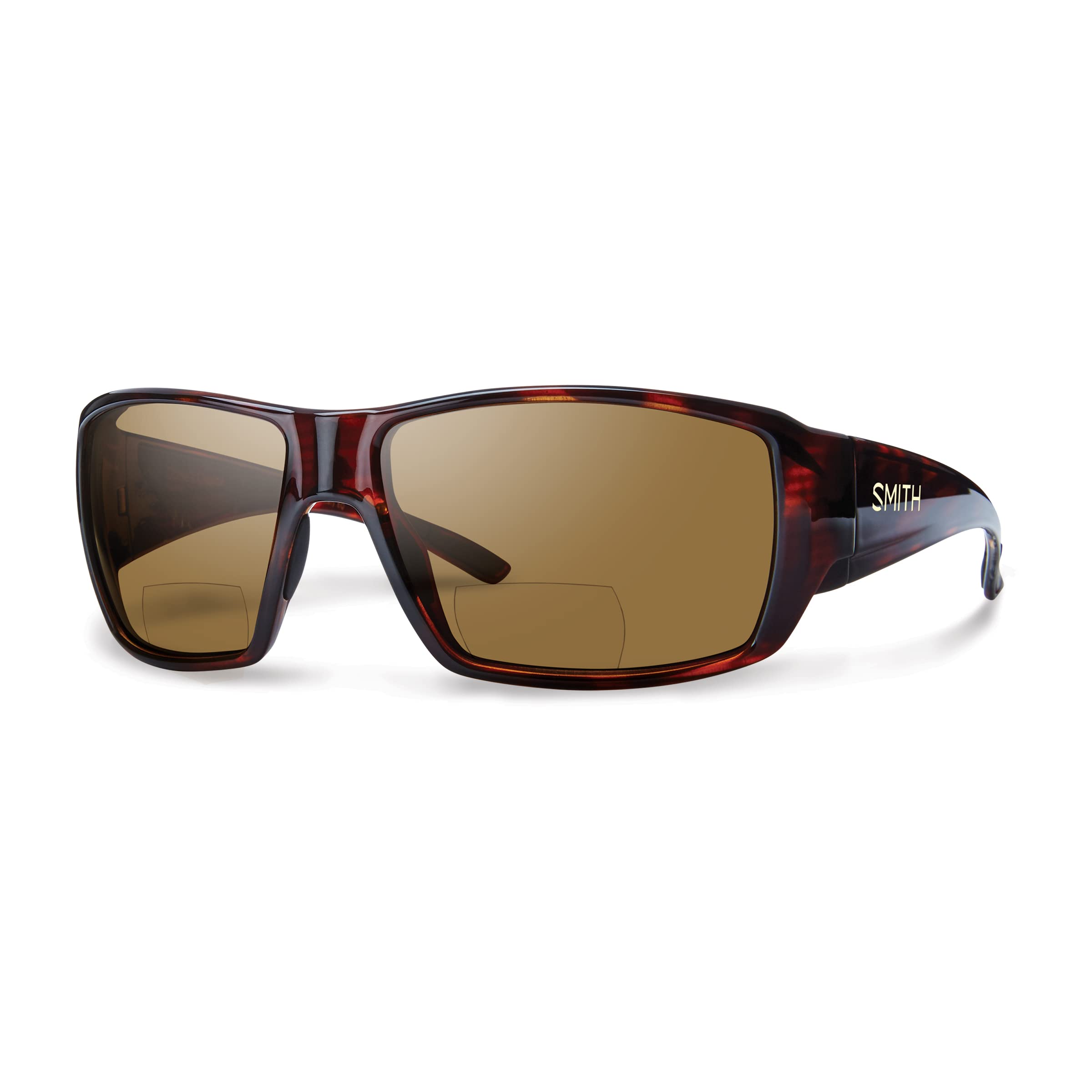 SMITH Guide’s Choice Sunglasses – Performance Sports Active Sunglasses for Biking, Running, Fishing & More – For Men & Women – Matte Havana + Brown Polarized Lenses