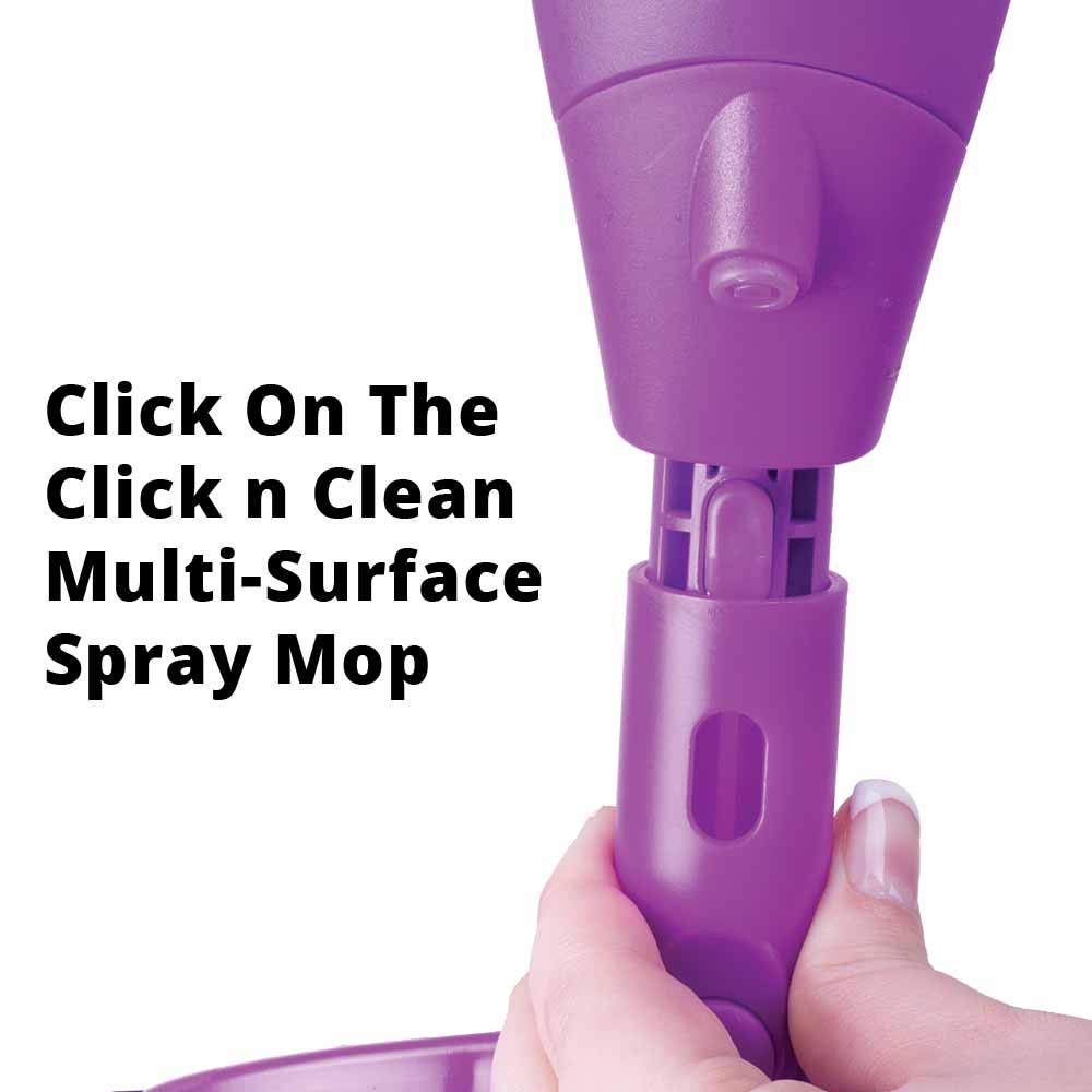 Rejuvenate Carpet Cleaner Scrubber Attachment for Click n Clean Multi Surface Spray Mop System Compatible
