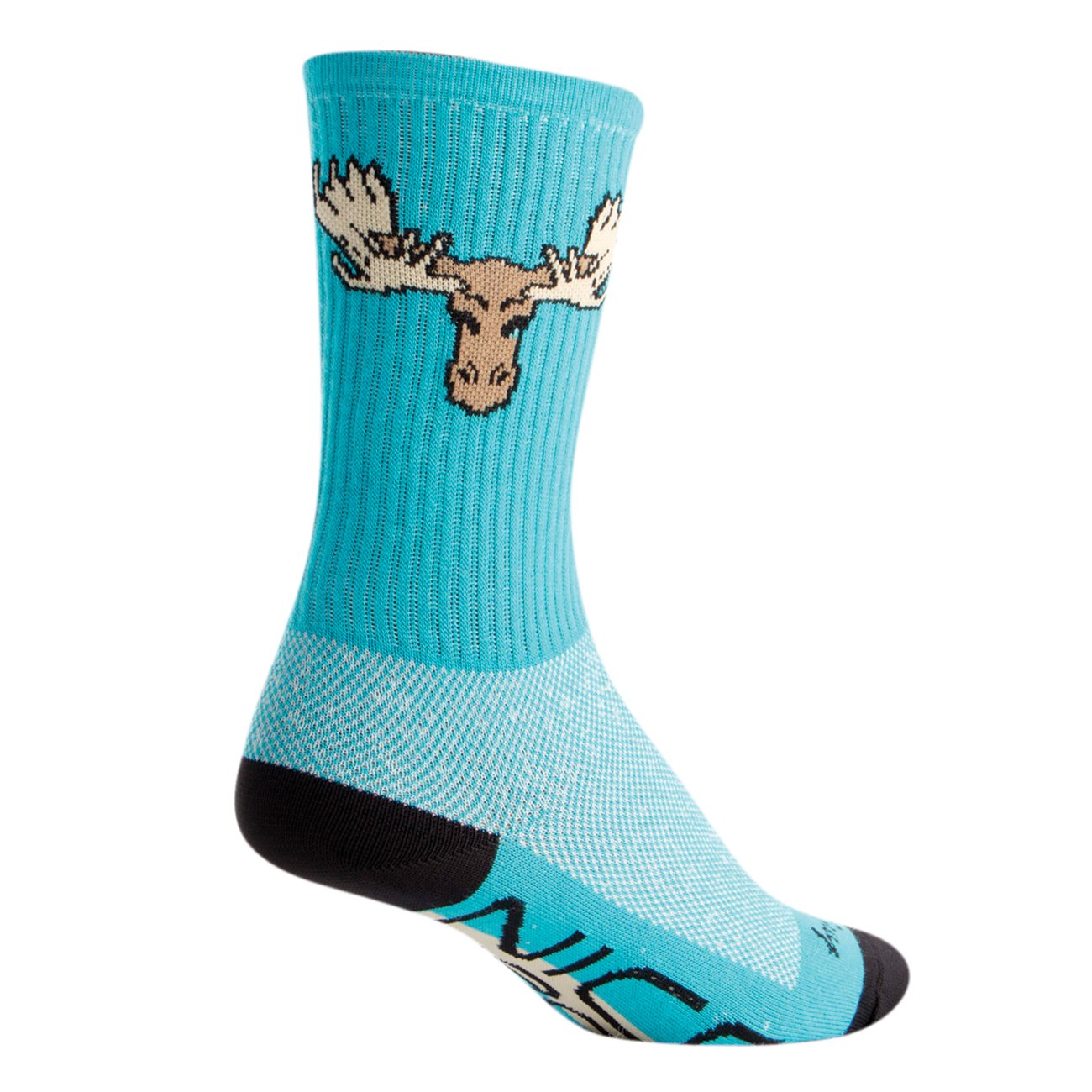 SockGuy, Crew Cuff Maui Womens Socks, cuff height 6", size L / XL
