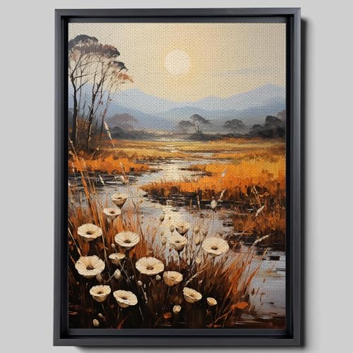 Samsung Frame TV Art Wildflower Field, Flower Meadow, Vintage print, Wall Art, Art Decor
