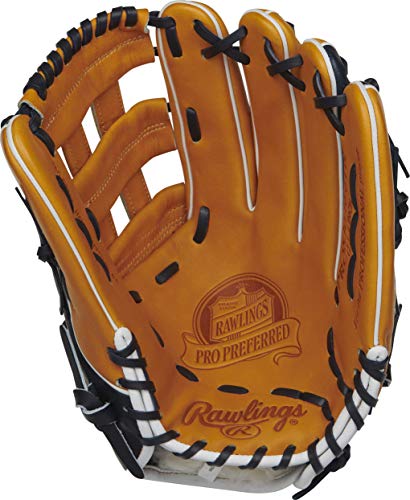 Rawlings Pro Preferred Baseball Glove, 12.75 inch, Pro-H Web, Left Hand Throw