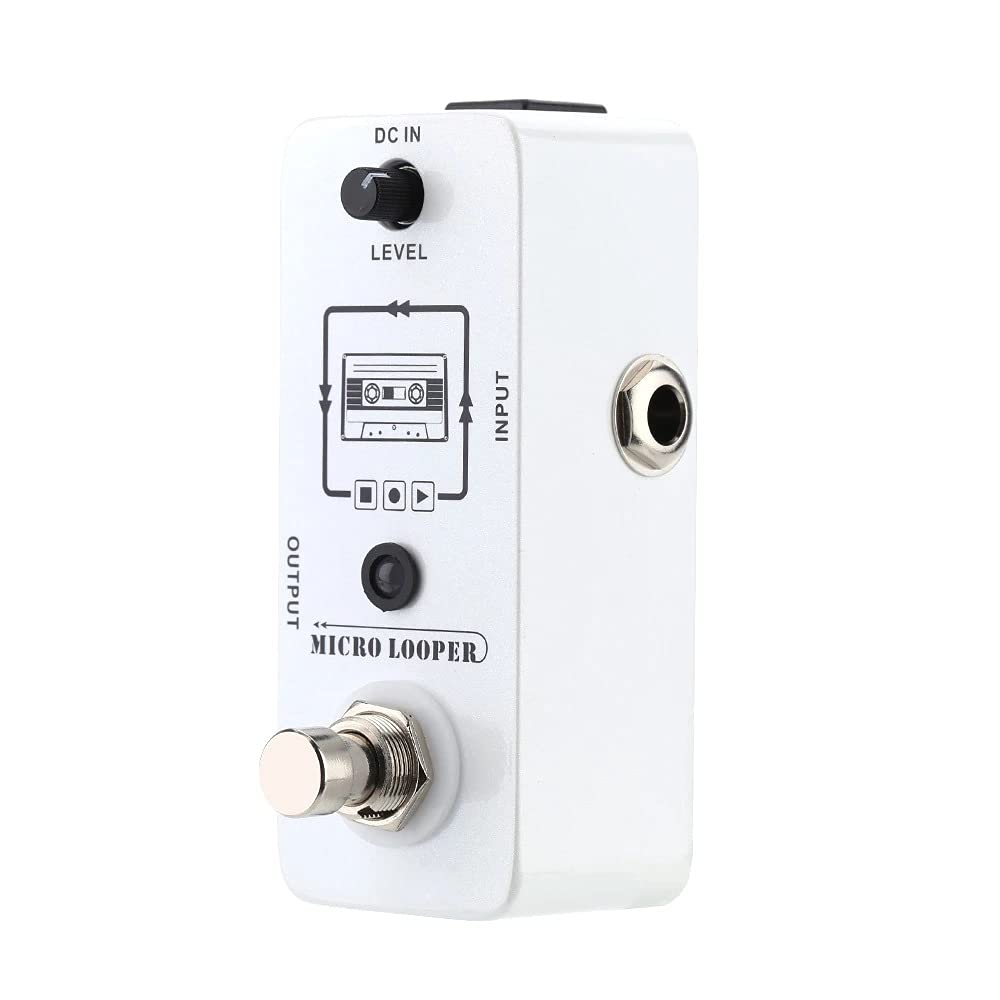 ZYZMH Micro Looper Mini Loop Recording Effect Pedal for Electric Guitar True Bypass Guitar Accessories