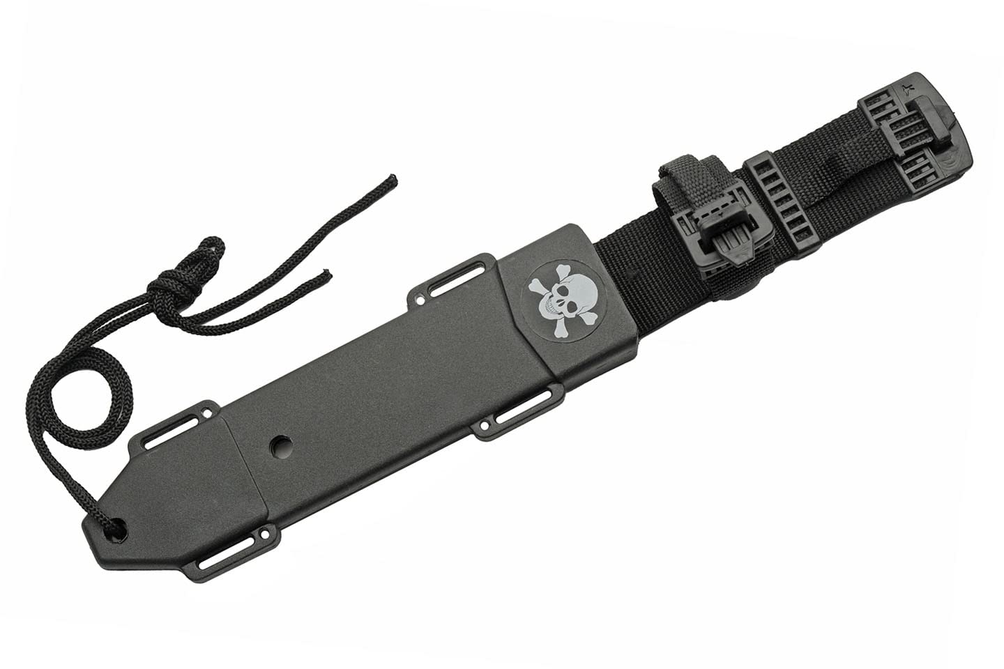 Skull Logo Bowie Stainless Steel Blade Abs Handle 12 inch EDC Hunting Knife