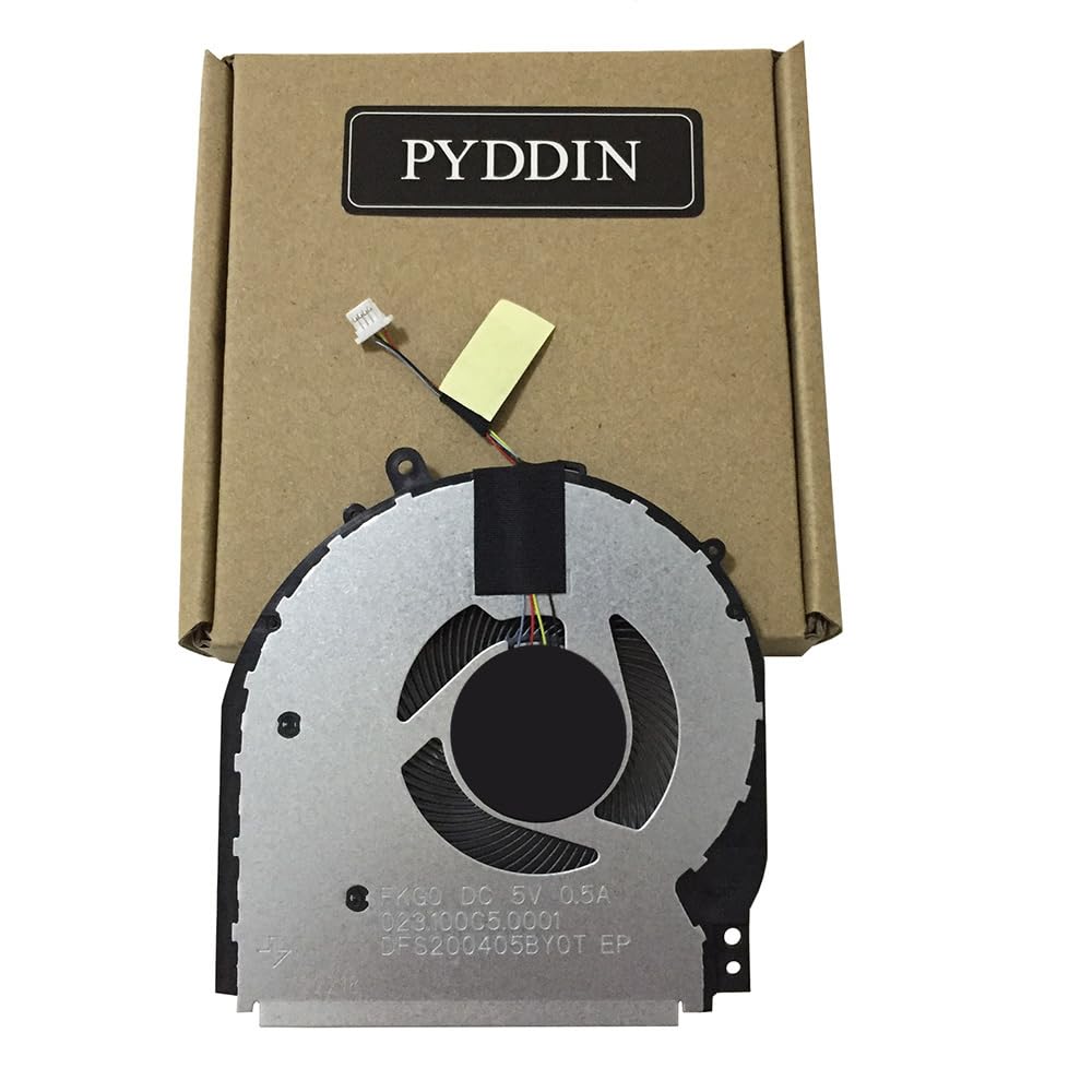 PYDDIN CPU Cooling Fan Intended for HP Pavilion X360 14-CD 14M-CD 14-DH 14M-DH 15-DQ Series Fan 14M-cd0003dx 14M-cd0005dx 14-cd005ns 14M-DH0003DX 14-DH1036TX (Without Back Plater)