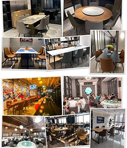 SHAWLA Chairs Modern Dining Room Furniture Chairs PU Leather Side Chair Metal Legs Kitchen Lounge Counter Chairs Dining Chairs (Size:Black Gold feet,Color:White)