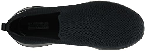 Skechers Men's Go Walk Max-Athletic Air Mesh Slip on Walkking Shoe Sneaker,Black/Black/Black,10 X-Wide US