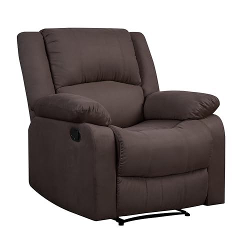 Relax A Lounger Warren Reclining Armchair, Standard, Chocolate