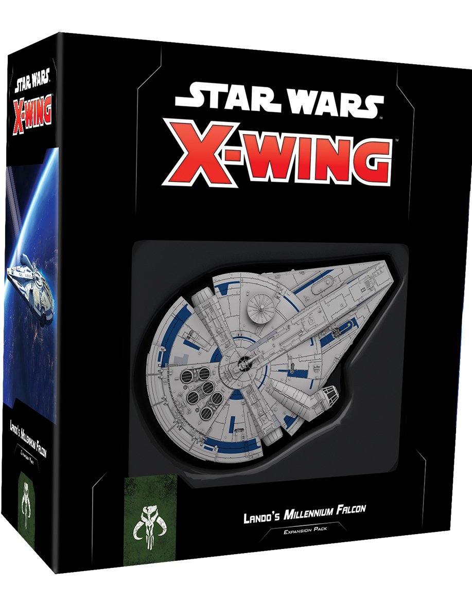 Star Wars X-Wing 2nd Edition Miniatures Game Millenium Falcon EXPANSION PACK | Strategy Game for Adults and Teens | Ages 14+ | 2 Players | Average Playtime 45 Minutes | Made by Atomic Mass Games