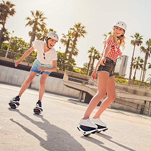 Segway-Ninebot Drift W1, Electric Roller Skates Hovershoes, Two Wheels self Balancing Scooter with RGB LED, Rollerblades for Kids and Adults