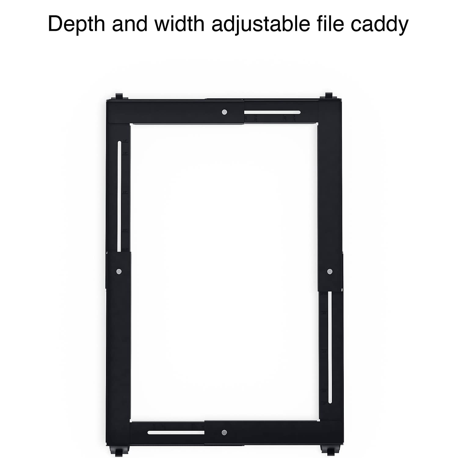 Staples 2806764 Adjustable File Caddy Black (52140)