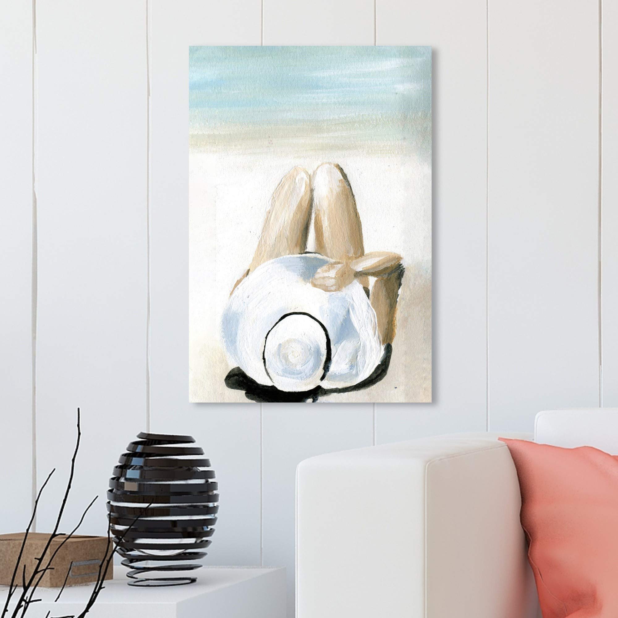 Wynwood Studio Nautical Wall Art Canvas Prints 'Private Island' Coastal Home Décor, 20" x 30", White, Blue