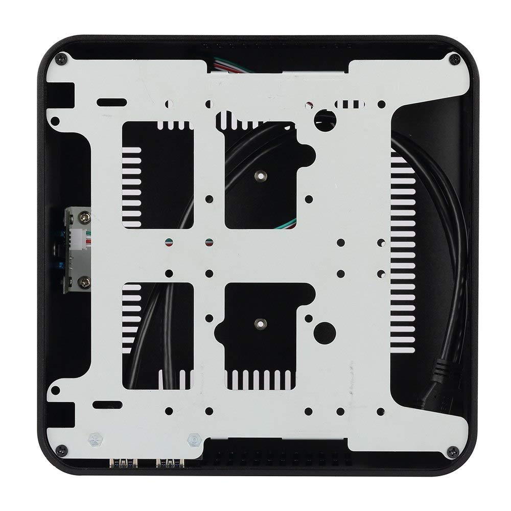RGEEK Top Cover with Holes, Aluminum Mini ITX Computer Case PC Case HTPC