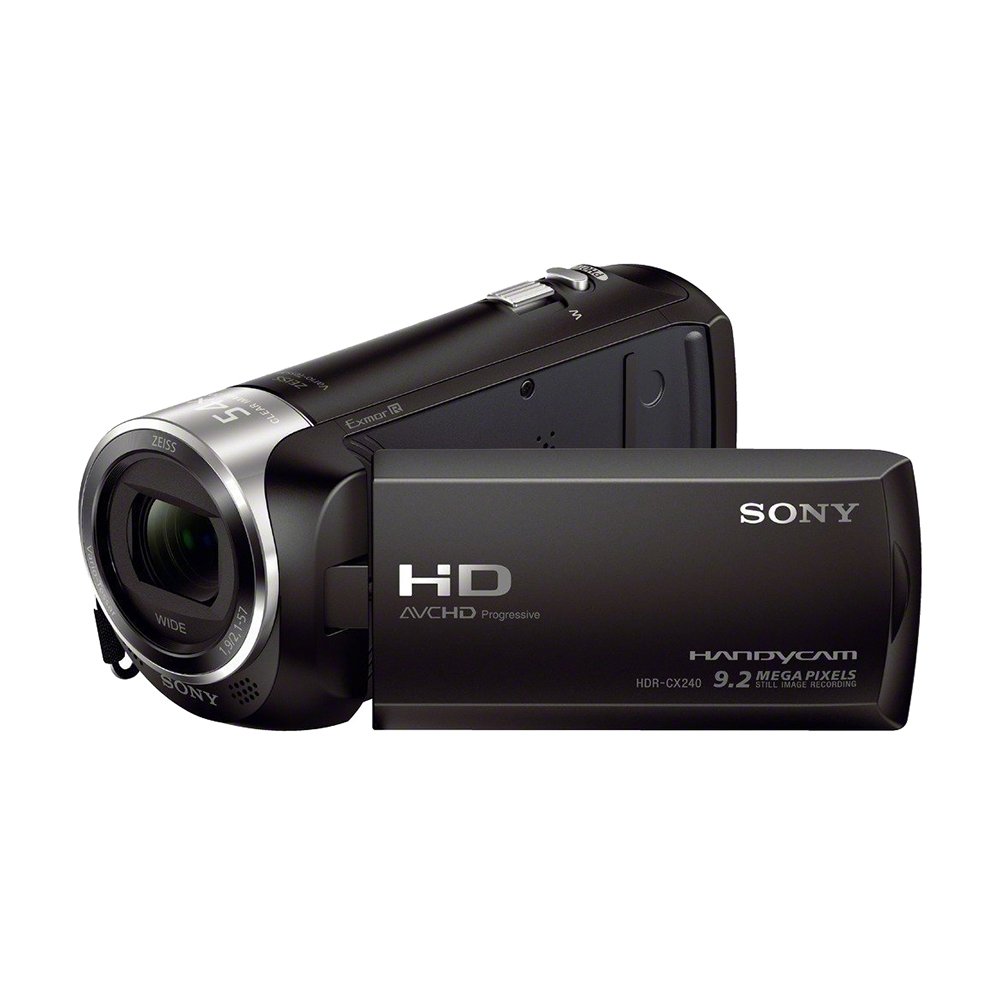 Sony Handycam CX405 Flash Memory Full HD Camcorder Bundle with 32GB Memory Card, Camera Bag, HDMI Cable and Accessories (8 Items)