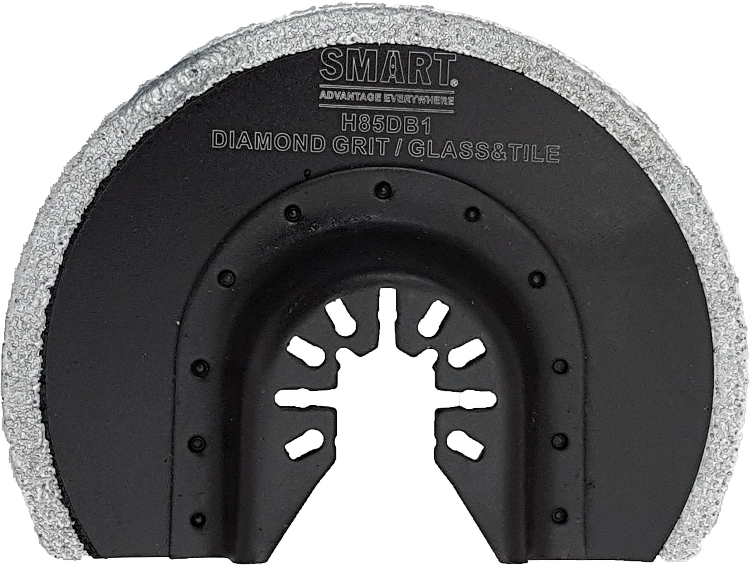 Smart H85DB1 Trade 85 mm Super Thin Diamond Embedded Grout Blade, black, silver