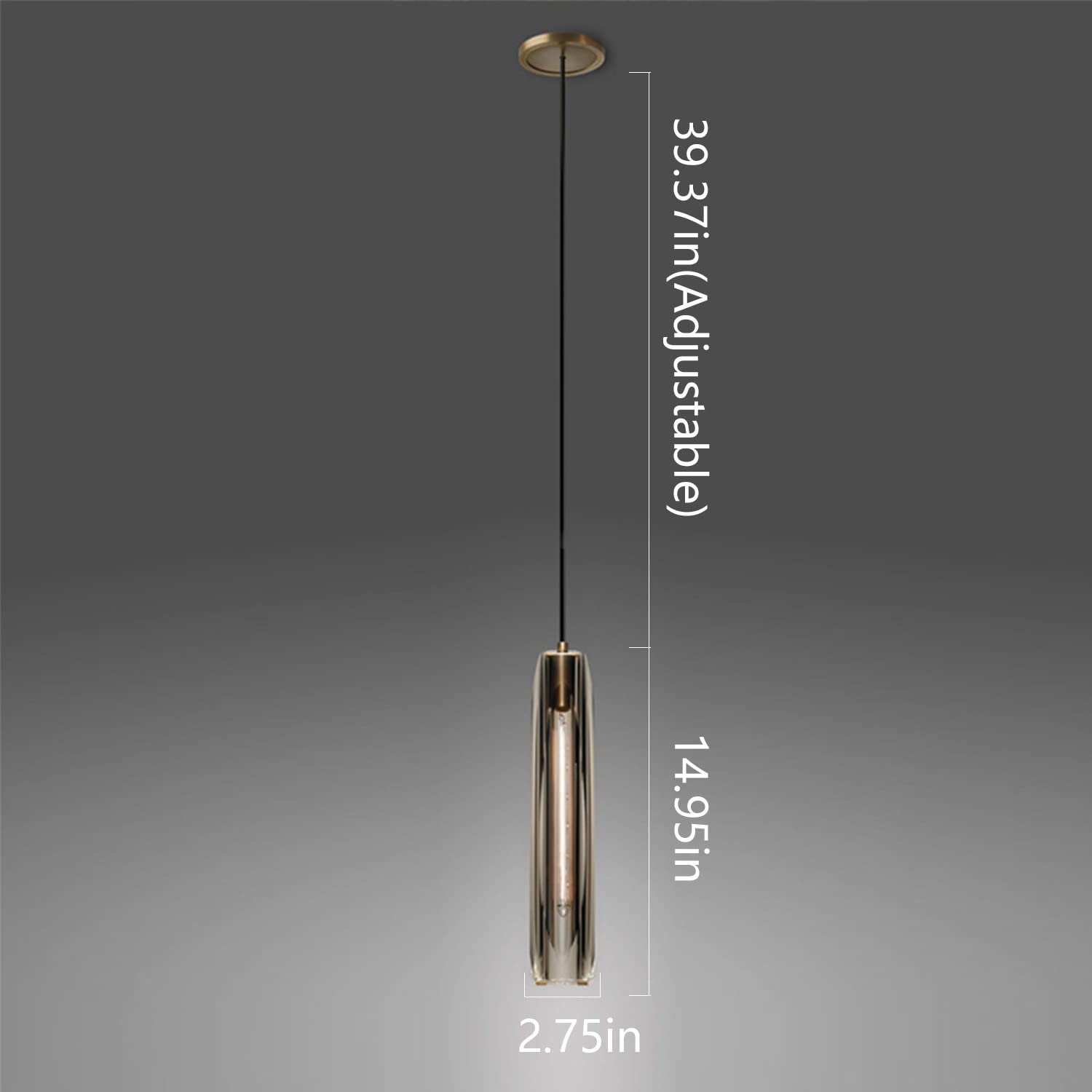 PRTSER Pendant Lights Kitchen Island Pendant Lights Pendant Light fixtures Kitchen Pendant Light pendent Light Small Pendant Light Island Pendant Lights for Kitchen (Gold)