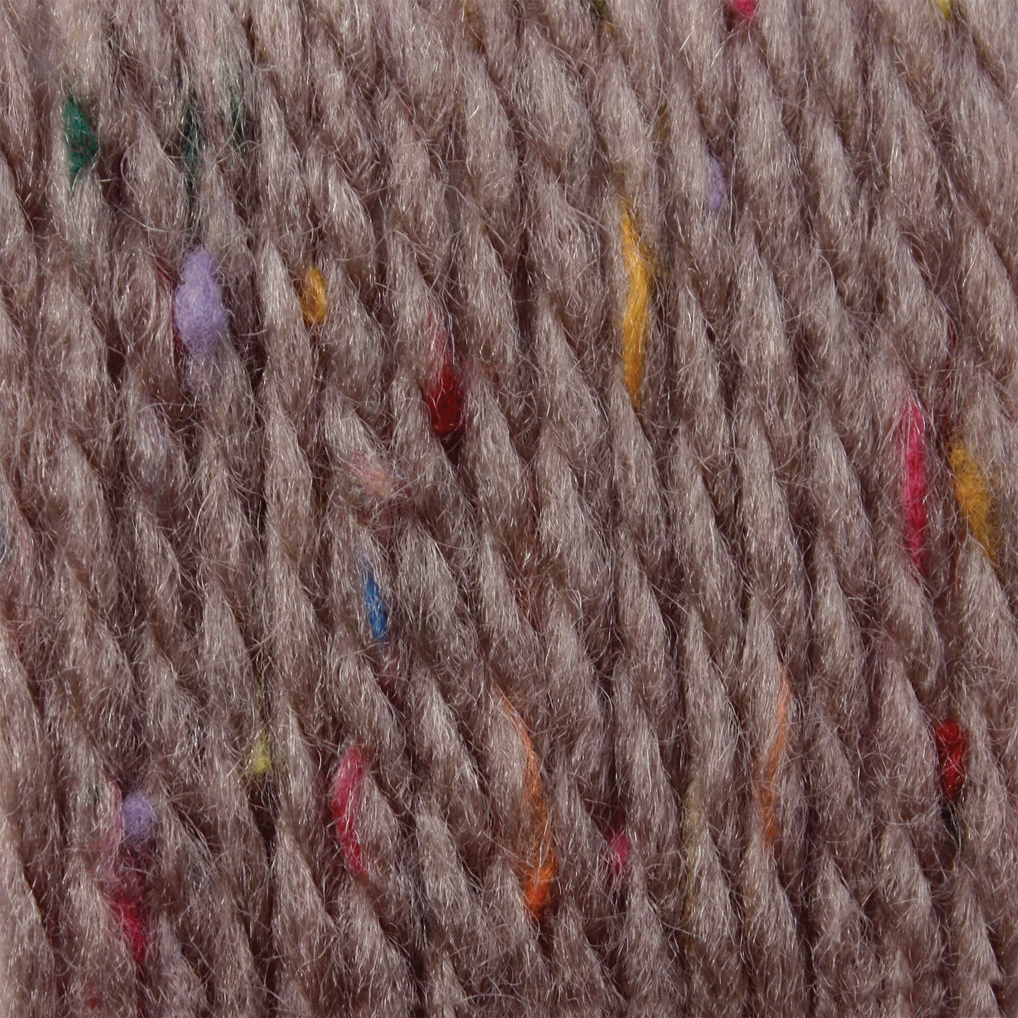 Patons Shetland Chunky Tweeds Yarn, 3 oz, Toasty Tweed, 1 Ball