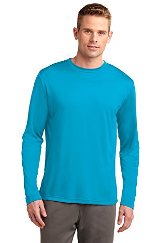SPORT-TEK Tall Long Sleeve PosiCharge Competitor Tee XLT Atomic Blue