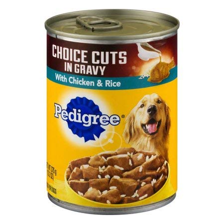 Pedigree Choice Cuts in Gravy Chicken & Rice Wet Dog Food (Pack of 4)4