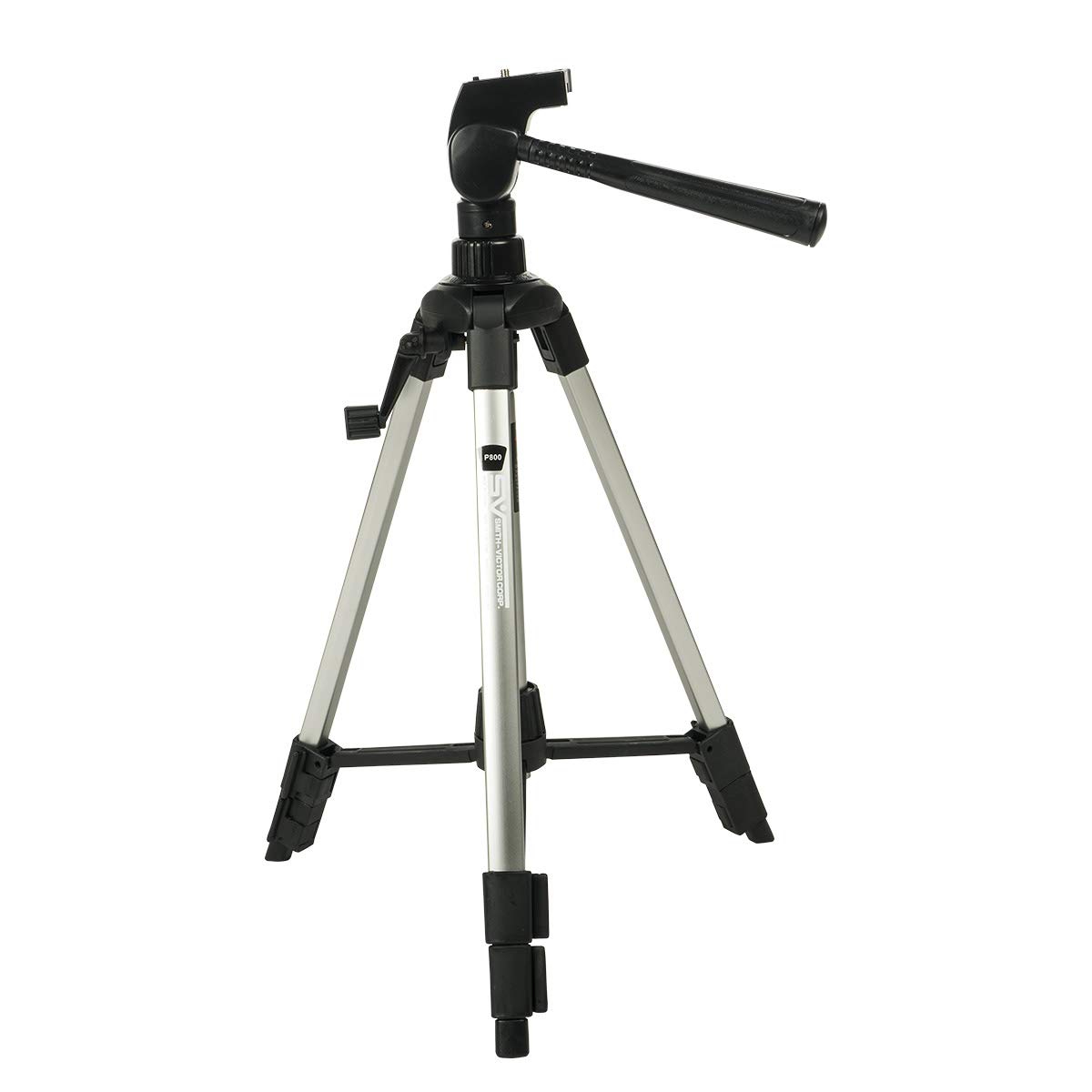 Smith-Victor P800 Pinnacle Series 3-Section Aluminum Tripod with 2-Way Fluid Head