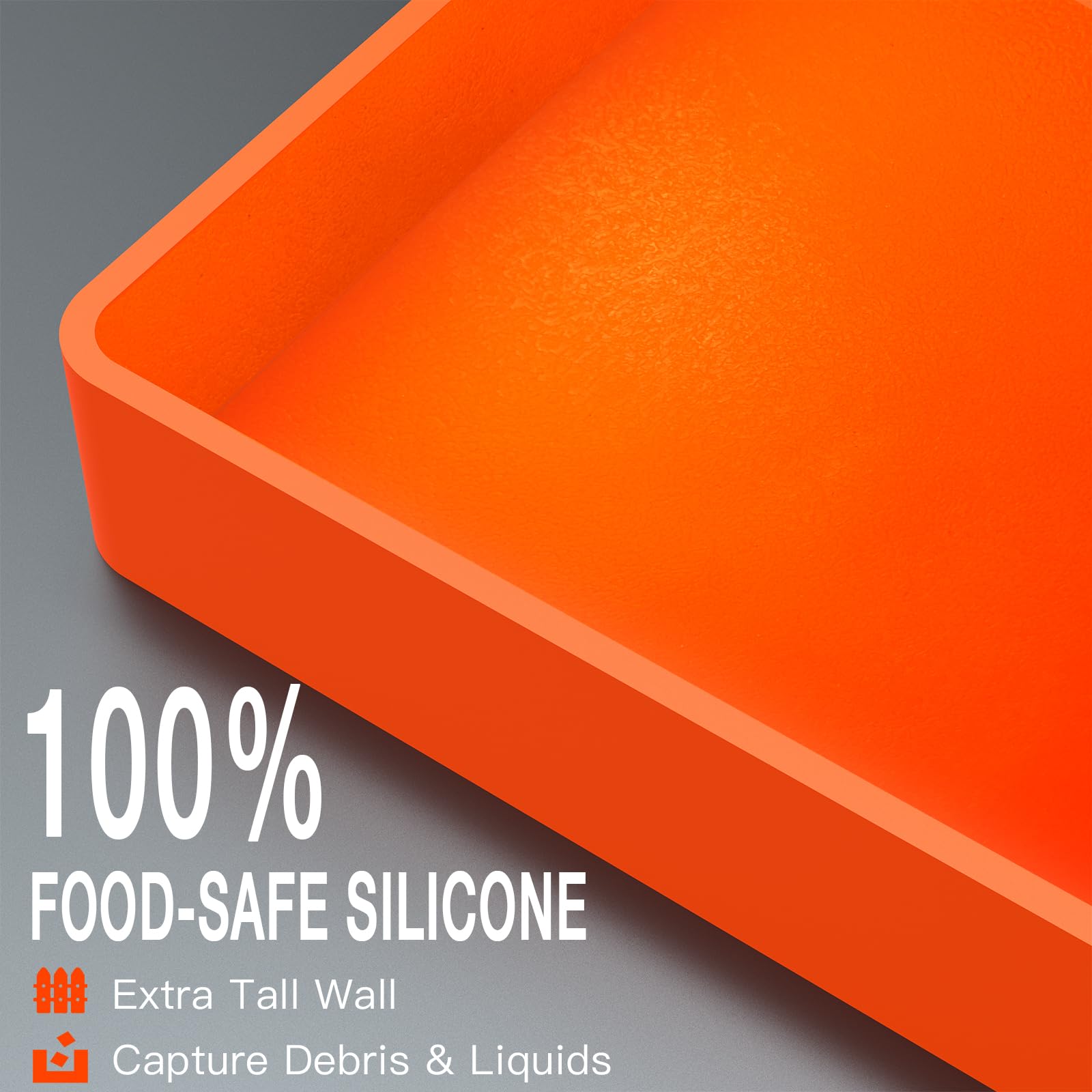 Silicone Griddle Mat Cover for Blackstone, 28 Inch Food Grade Silicone Grill Buddy Mats for Blackstone, Reusable&Durable Heavy Duty Griddle Accessories, All Season Cooking Surface Protective Cover