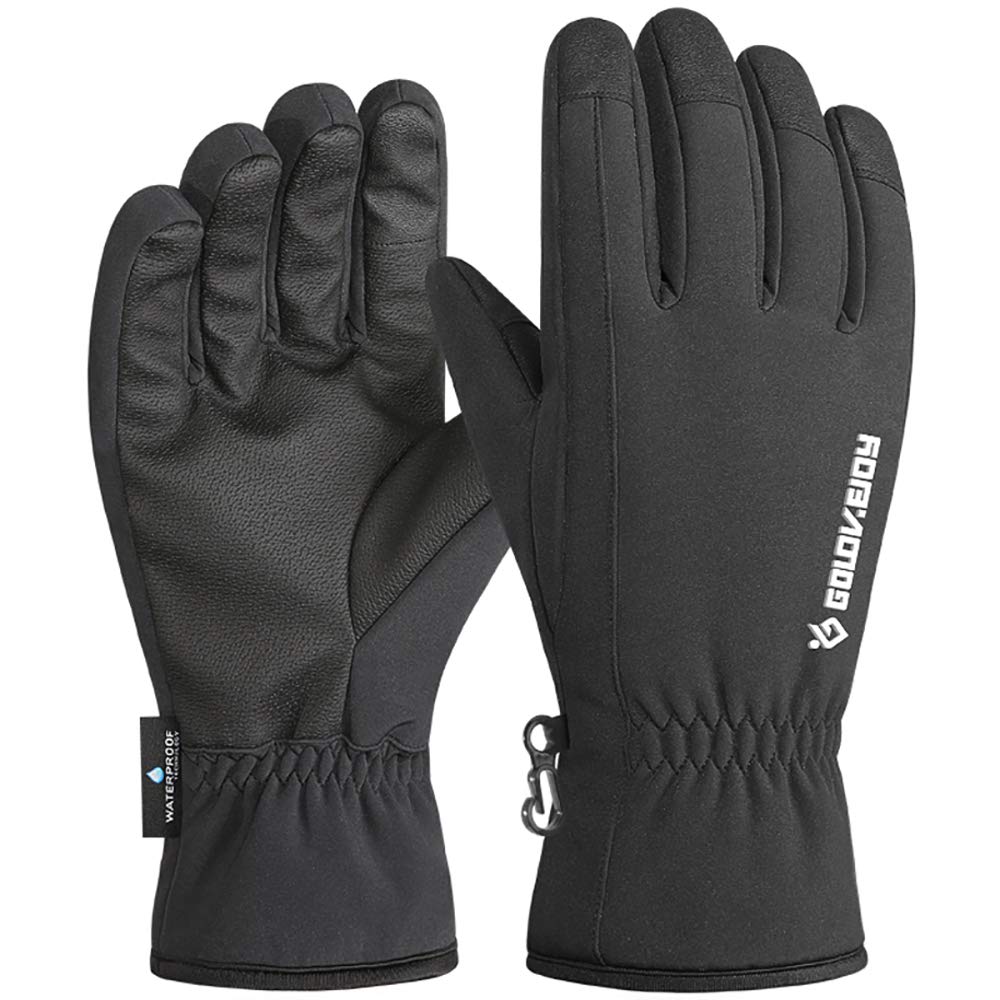 Y&R Direct Mens Winter Gloves -30âWindproof Waterproof Warm Touch Screen Gloves for Outdoor Work Cycling (Large)