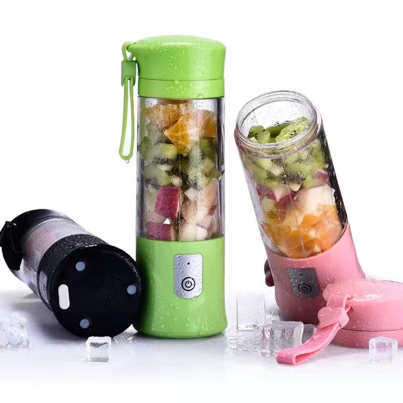 Portable Blender, Toycol Personal Size Blender for Shakes and Smoothies with 6 Ultra Sharp Blades,13.5Oz Mini Blender USB Rechargeable for Travel/Picnic/Office/Gym/Father's Day gift