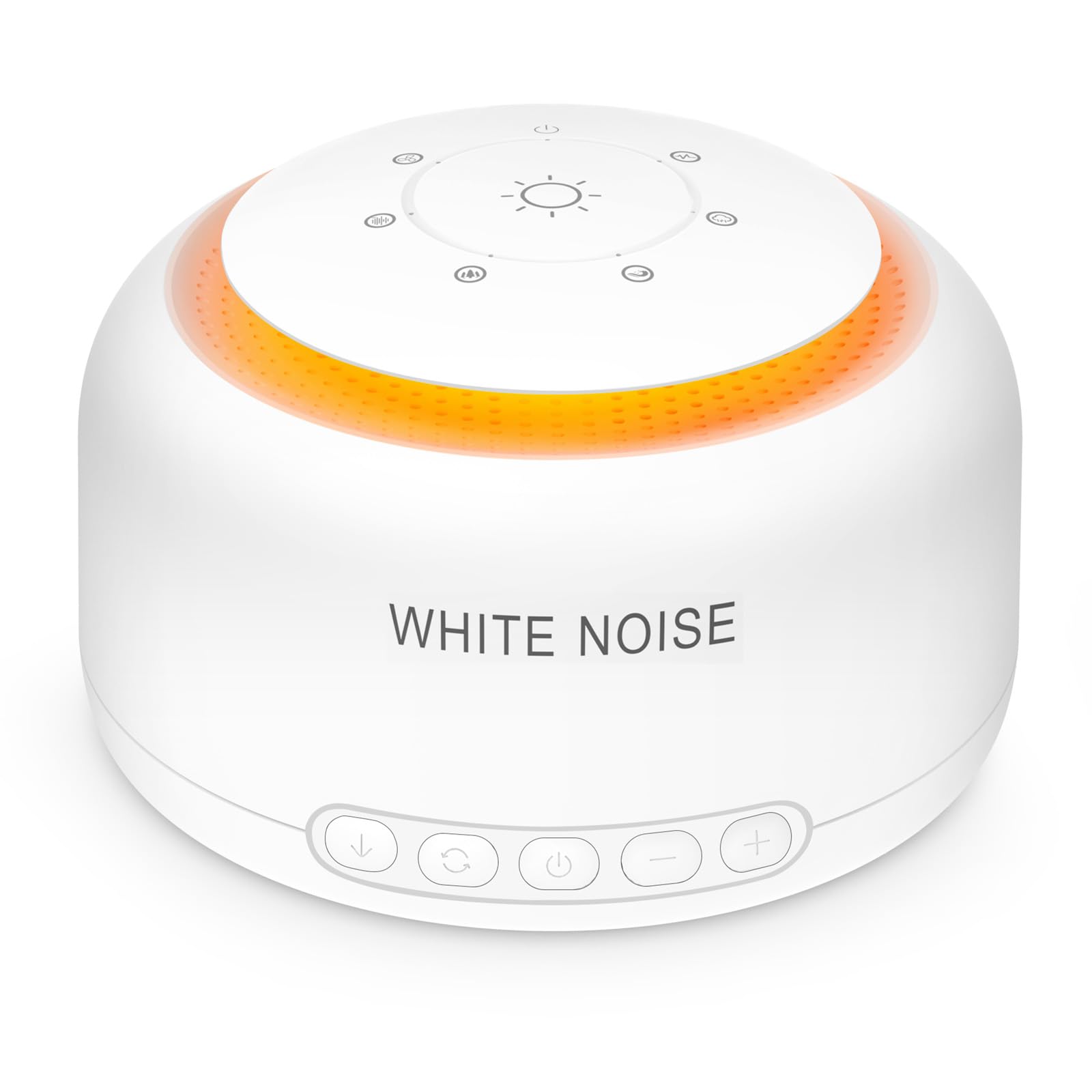 Uyled Sound Machine White Noise Machine with 30 Soothing Sounds 3 Timer Memory Function and Warm Night Light Portable Noise Machine for Adults/Kids/Baby Sleeping,Relaxation