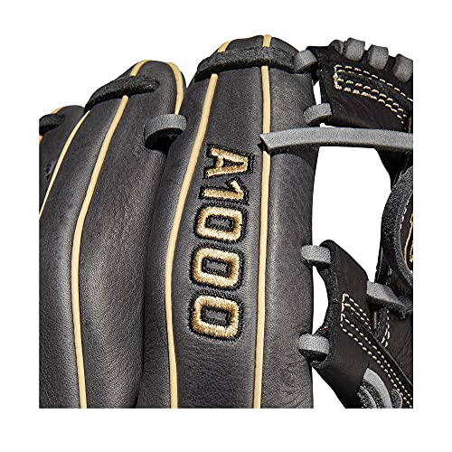 Wilson 2022 A1000 1786 11.5" Infield Baseball Glove - Grey/Blonde/Black, Right Hand Throw