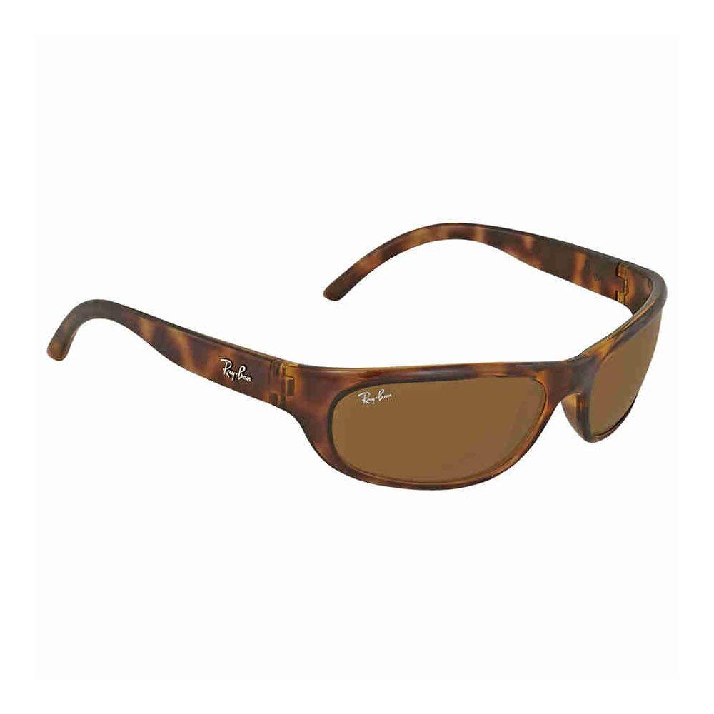 Ray-Ban Women's RB4033 Rectangular Sunglasses, Havana/Brown, 60 mm