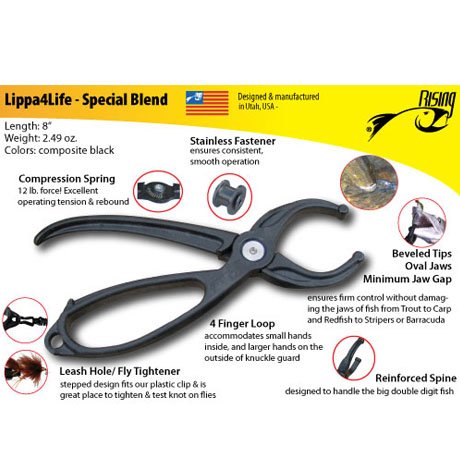 Rising Fly Fishing Composite Lippa4Life W/ Leash