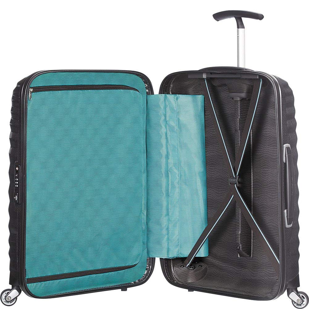 Samsonite Label Lite Shock 20" Carry-On Hardside Spinner (Black, One Size)