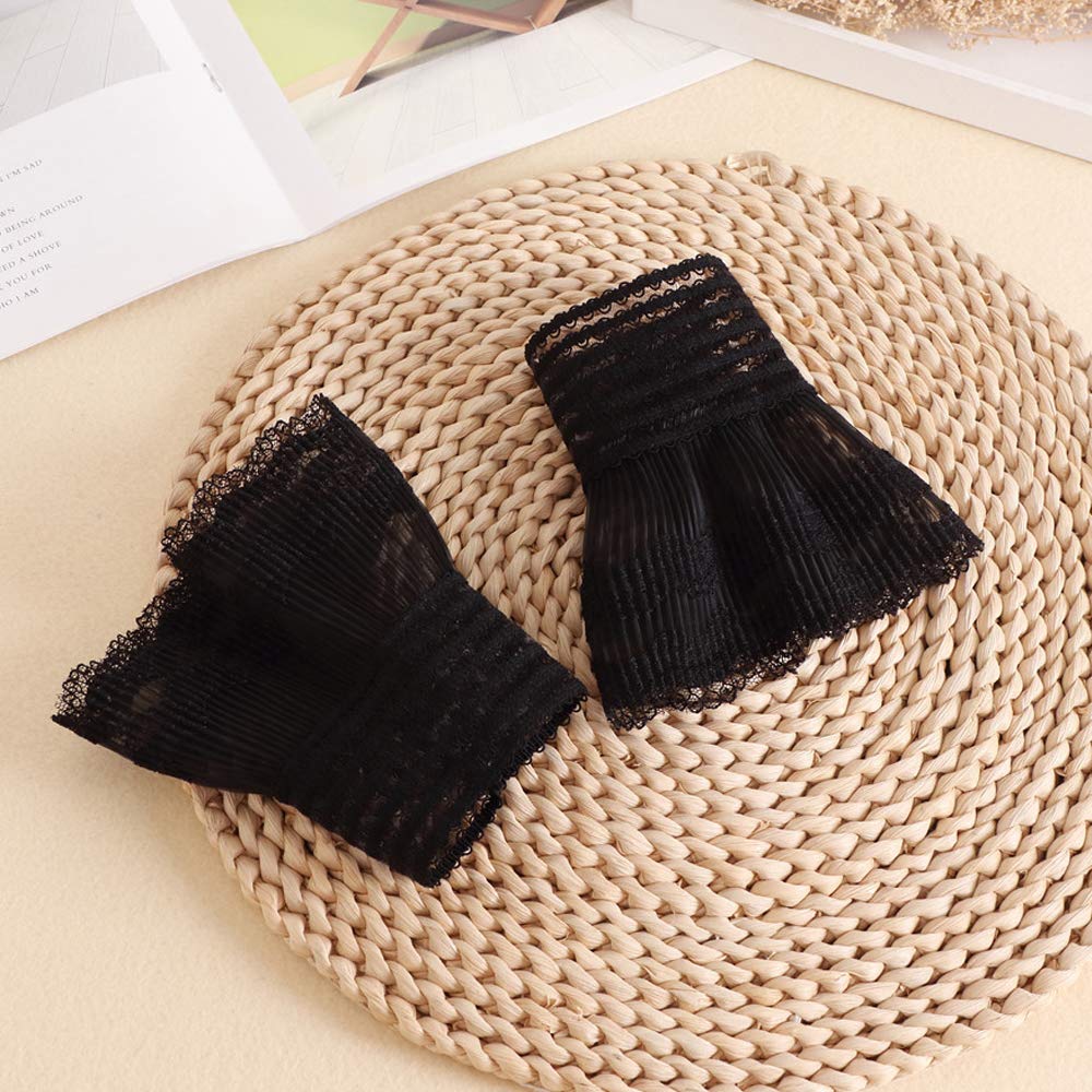 YAKEFJ women Lace Cuffs Steampunk Wrist Cuff Bracelet for Wedding Party
