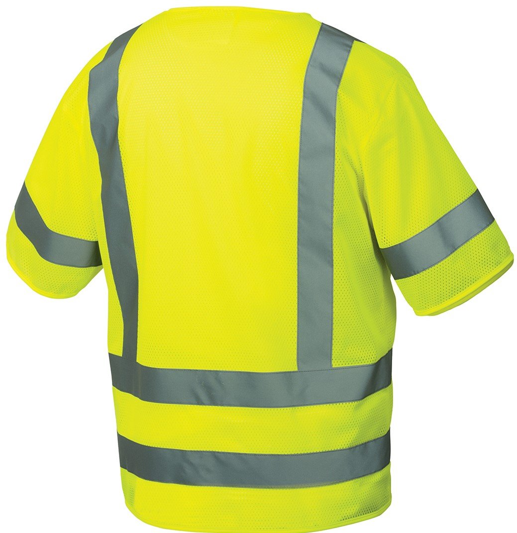 Pyramex RVZ31 Series Class 3 Safety Vest Hi-Vis Lime Extra Large