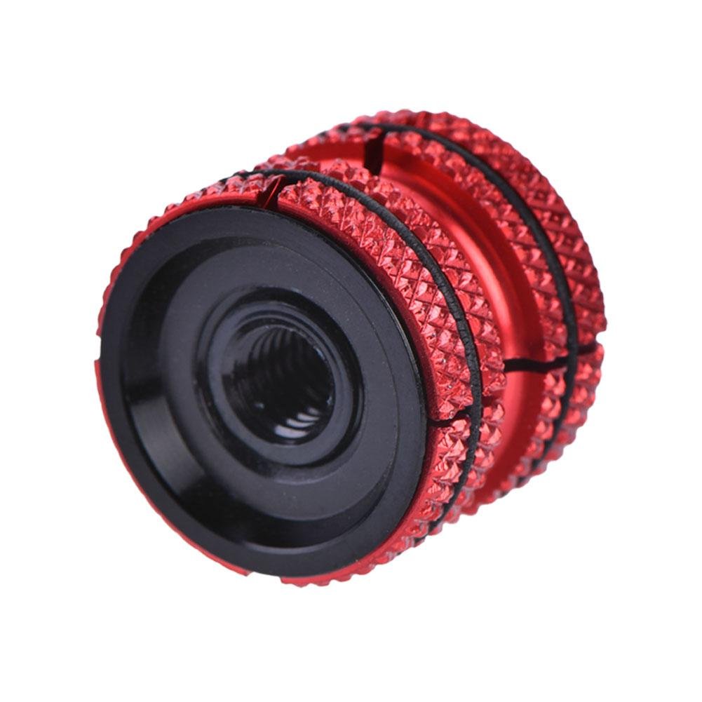 VGEBY1 Bike Headset Plug, Top Cap Compressor Adjuster Headsets Locking Device for Road Mountain Bikes(Red)