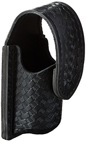 Safariland Duty Gear Bianchi 38-4-48HS: Mace Holdertop Flap, STX Basket Weave, Black