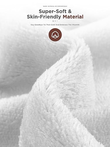 Shodu Heated Blanket,Fast Heating&Over-Heat Protect Electric Blanket,Dual Controller,ETL Certification,9 Heat Settings 1-12 Hours Auto Off (White, Queen 90''×84'')