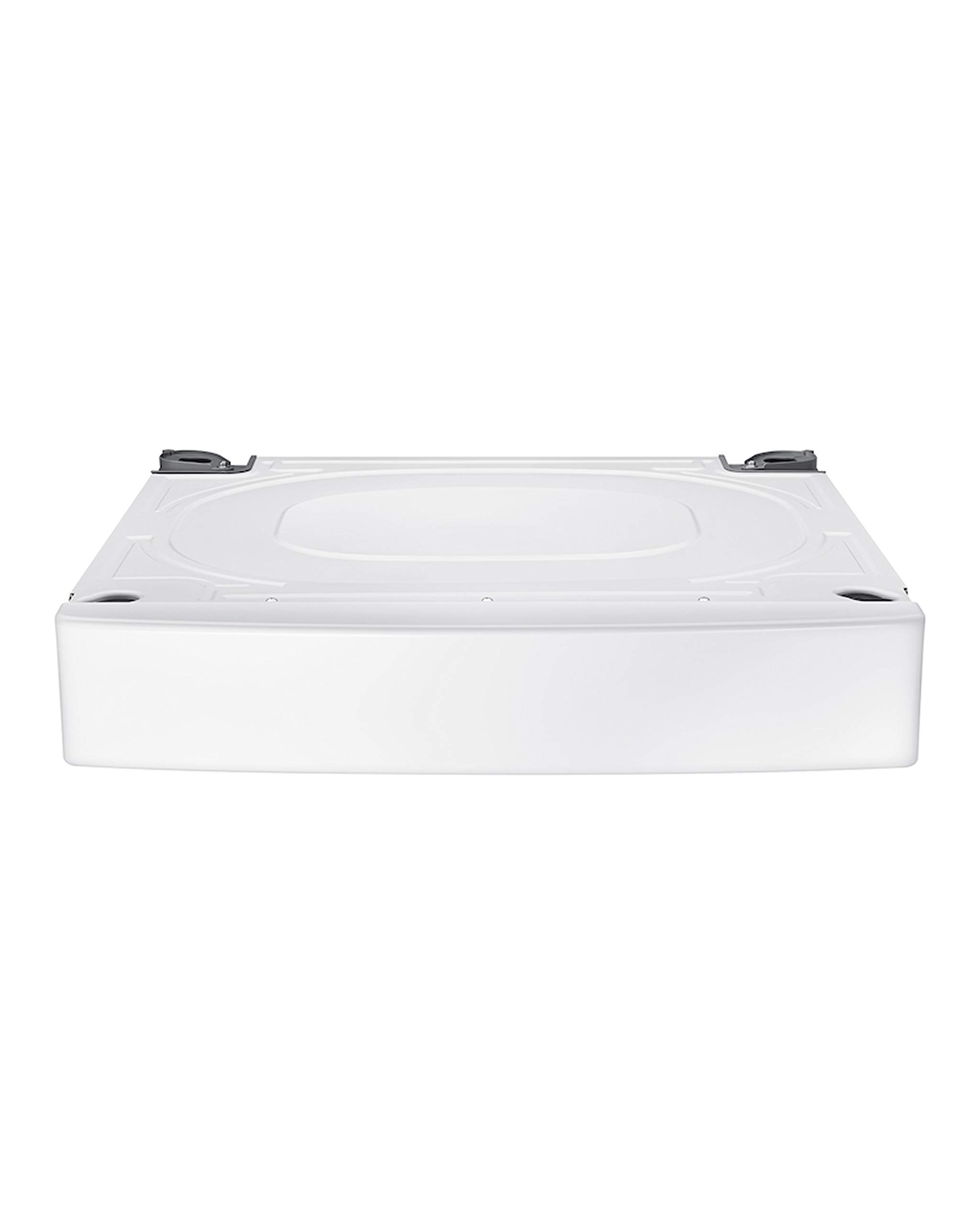 SAMSUNG 27" Wide Laundry Riser Pedestal Stand Bundle for 27" Wide Front Load Washer or Dryer + Shoulder Dolly Moving Straps