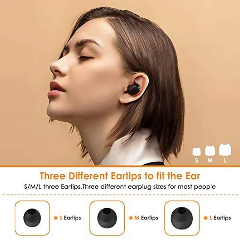 Xiaomi Mi True Wireless Basic S Bluetooth 5.0 Headphones Stereo Bass with Microphone AI Control Hands-Free Headphones Black (Global Version)