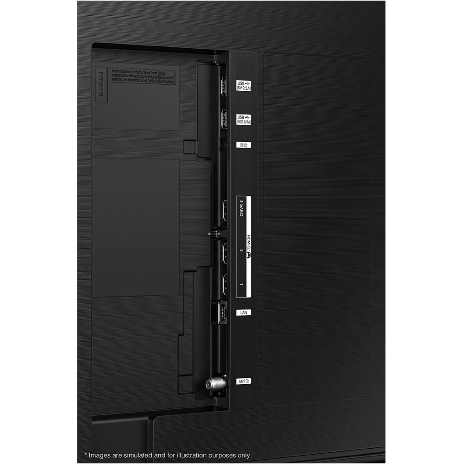 SAMSUNG 43-Inch Class Crystal UHD 4K CU8000 Series PurColor, Object Tracking Sound Lite, Q-Symphony, Motion Xcelerator, Ultra Slim, Solar Remote, Smart TV with Alexa Built-in (UN43CU8000, 2023 Model)