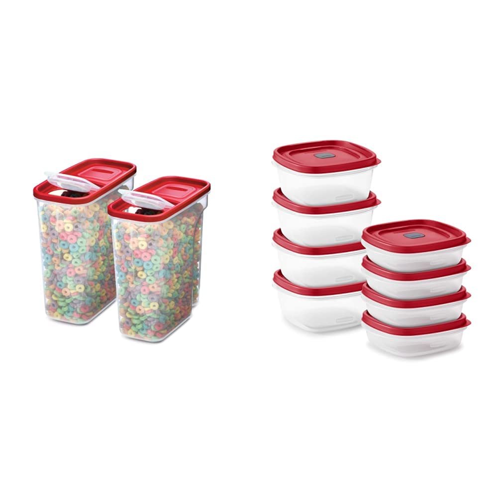 Rubbermaid Premium Modular Food Storage Containers and Lids Bundle (2-Pack)