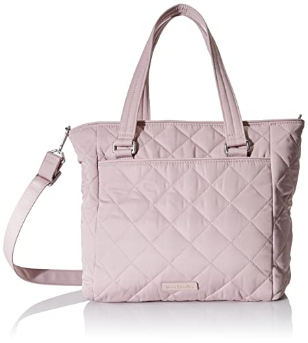 Vera Bradley Women's Performance Twill Multi-Strap Shoulder Satchel Purse, Dover Mauve, One Size