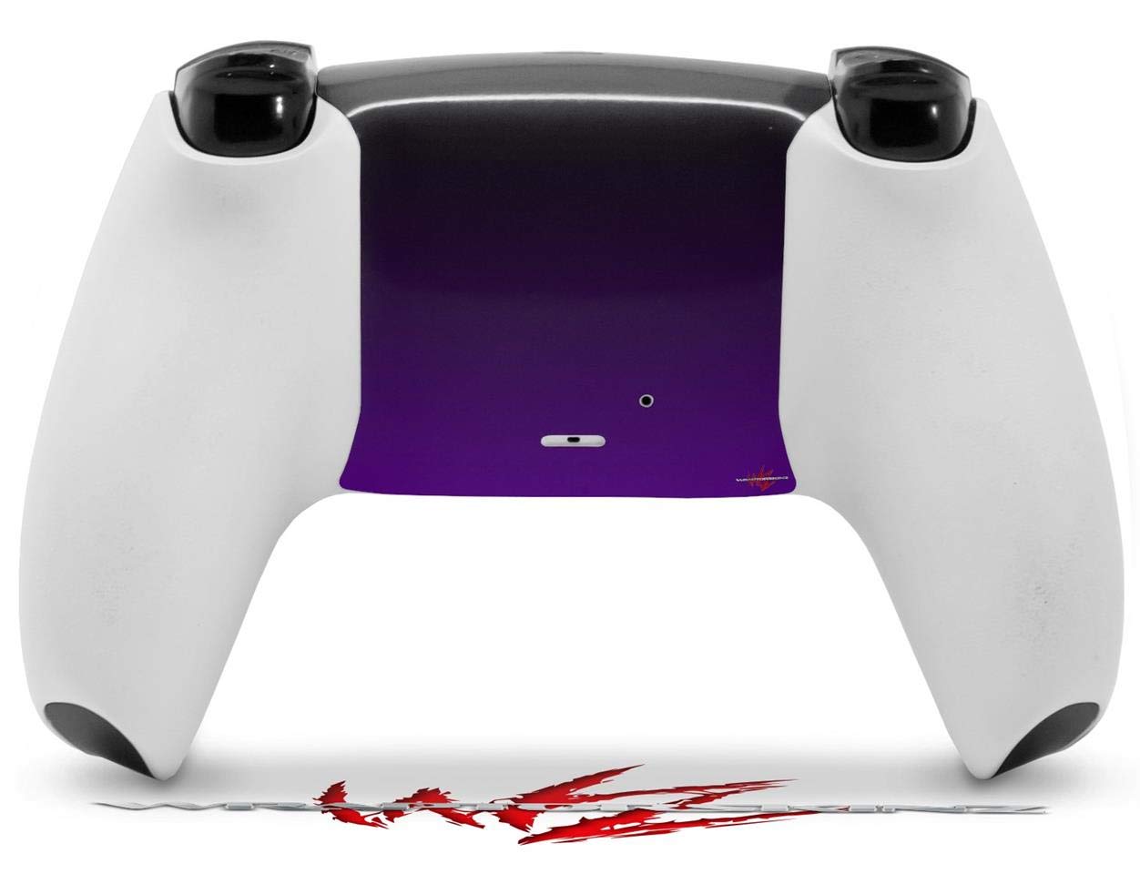 WraptorSkinz Skin Wrap compatible with Sony PS5 DualSense Controller Smooth Fades Purple Black (CONTROLLER NOT INCLUDED)