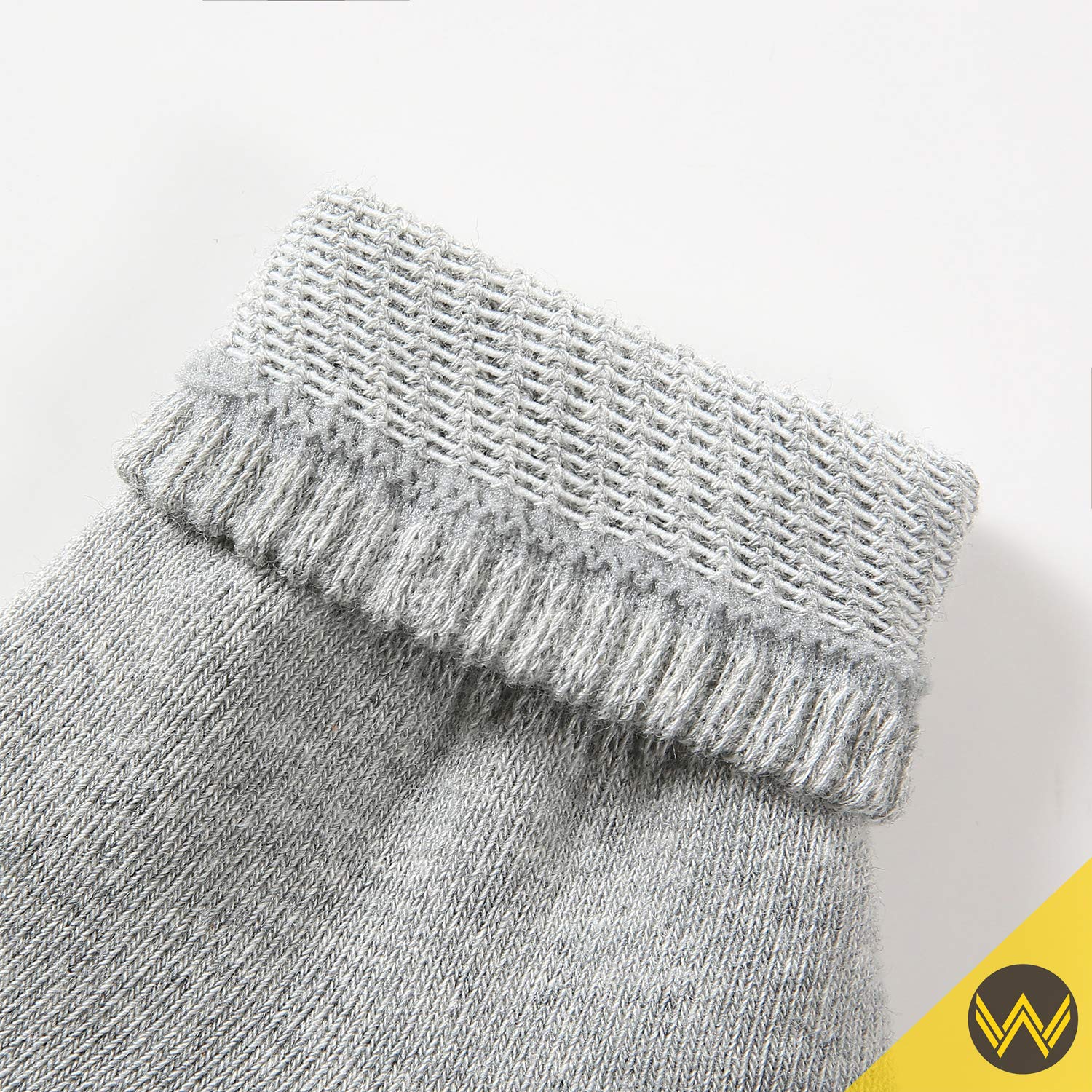 WANDER Men's Athletic Ankle Socks 3-8 Pairs Thick Cushion Running Socks for Men&Women Cotton Socks 7-9/9-12/12-15 (8 Pair Grey, Shoe Size: 9-12)